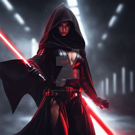 Sexy Lady Sith Of Star Wars Black Cloaked Hood By Samiscaptain76 On