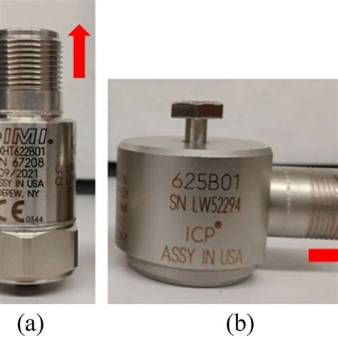 Vertical Pump Assembly Showing Accelerometers Installed On The Pump