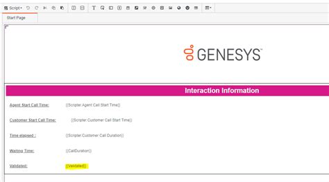 Setting Participant Data Genesys Cloud Main