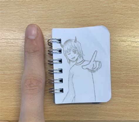 I Drew Mem On My Tiny Notepad Finger For Scale R Oshinoko