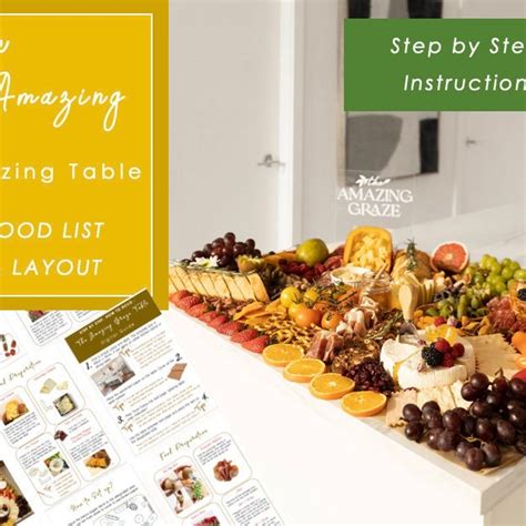 Grazing Table Layout Etsy