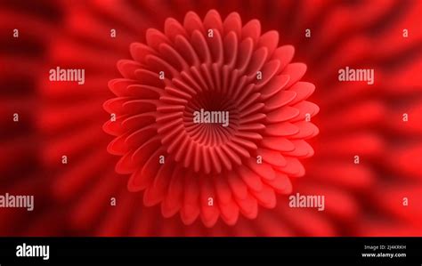 Abstract Red Spiral Backgroundmotion Bright Background With Red Circles With Corners That Go