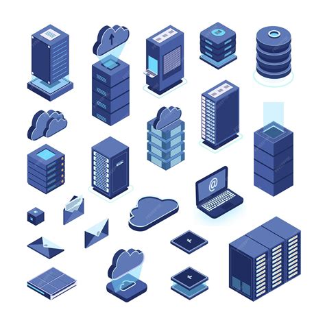 Premium Vector Vector Isometric Of Web Elemets On A White Background