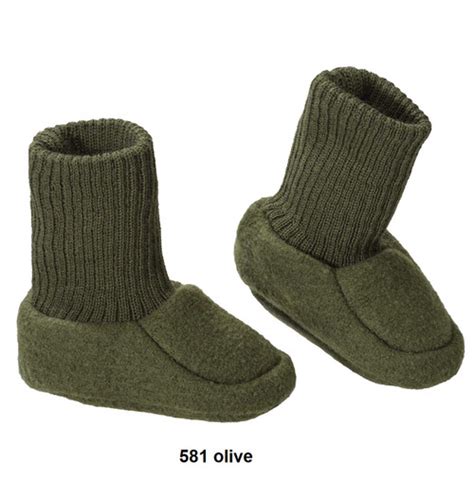 Disana Organic Boiled Wool Booties Little Spruce Organics