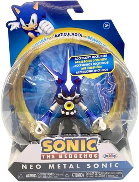 Jakks Pacific Sonic The Hedgehog 10cm Neo Metal Sonic Figure With