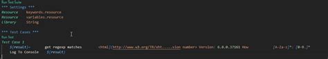 how to get only the version number of a web page libraries robot