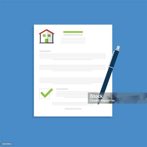 Hausratversicherungsdokument Rechtliche Vereinbarung Vertrags Oder