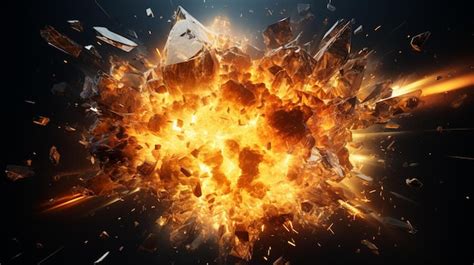 Premium Photo Explosion Simulation With Arrow Sign Original Premium Photo Explosion Simulation With Arrow Sign Original