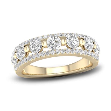 Diamond Anniversary Band 78 Ct Tw Round 14k Yellow Gold Jared