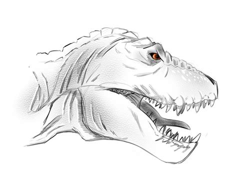 T Rex Sketch By Gevink On Deviantart