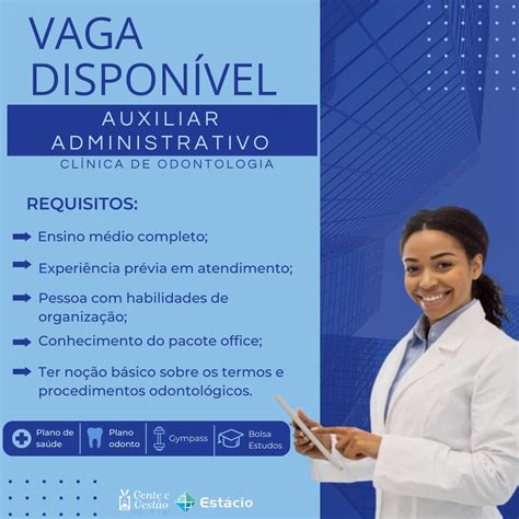 Oportunidade Imperdível Auxiliar Administrativo Patrick Lenon