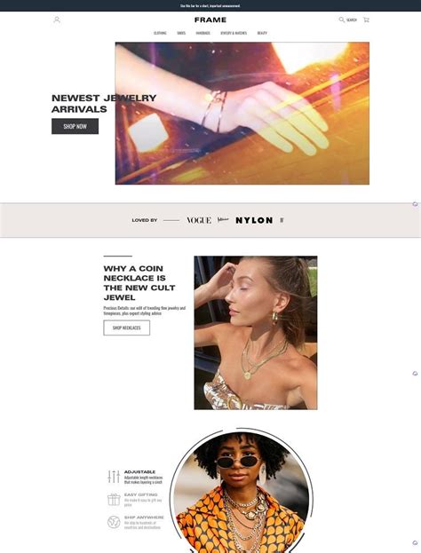 Frame Ecommerce Website Design Gallery And Tech Inspiration