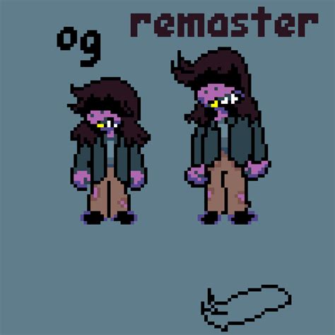 Pixilart So I Remastered An Old Au Susie Sprite By Mapleleef