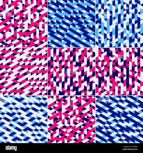 Triangular Abstract Background With Blue Ocean Stock Vector Image And Art