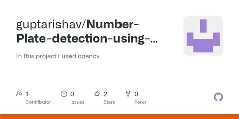 Github Guptarishavnumber Plate Detection Using Laptop Camera In