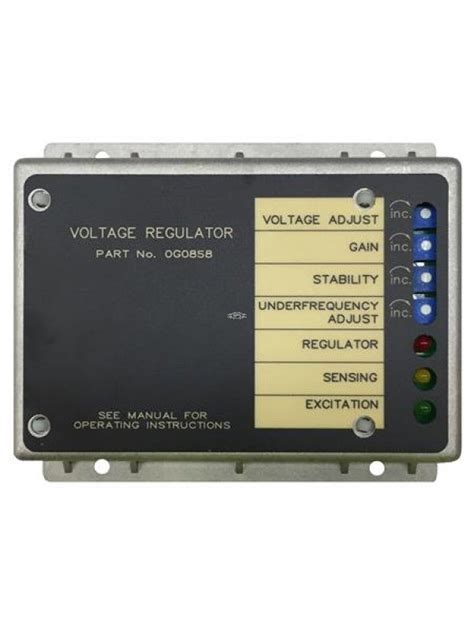 Generac 0g08580srv Assembly Voltage Regulator 60hz Dropshipped From Ma