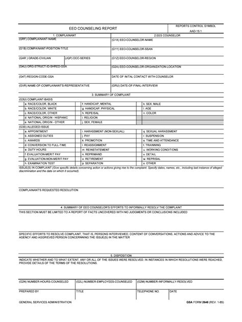 Eeo Counseling Report Fill Out And Sign Online Dochub