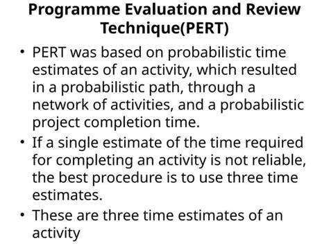 Pert Problem Program Evaluation Review Techniquethis Ppt Will Teach