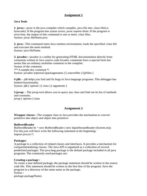 Java 1 Oral Pdf Pdf Method Computer Programming Class