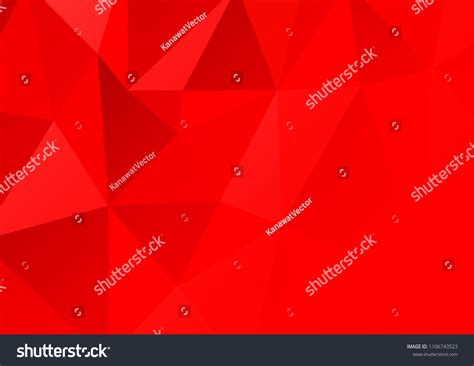 Red Color Polygon Abstract Background Vector Stock Vector Royalty Free