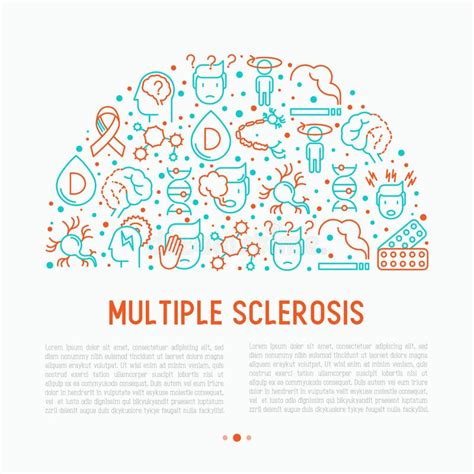 Multiple Sclerosis Diagram Stock Illustrations 149 Multiple Sclerosis