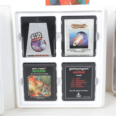Atari 2600 Cartridges Featuring Tapper Spider Man And More Ebth