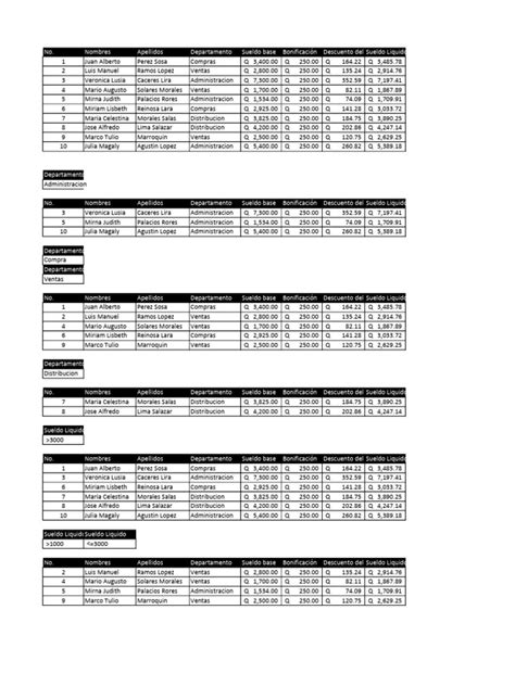 Ejercicio 6 Excel Intermedio Pdf