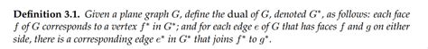 Prove The Following About Graph Duality G E Ge And G