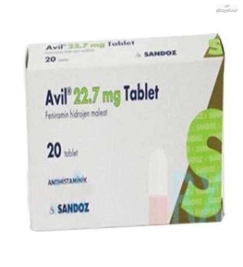 Sandoz İlaç Sandoz Avil 22 7 Mg Tablet Ücreti Şikayetvar