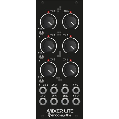 Erica Synths Synthesizer Modular Synthesizer Mixer Module Drum Mixer Lite Mixer Modular Erica Synths Synthesizer Modular Synthesizer Mixer Module Drum Mixer Lite Mixer Modular