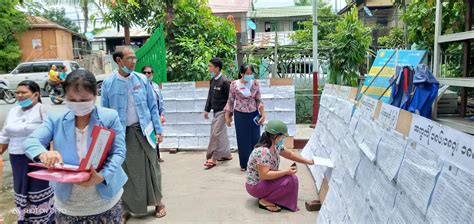 အောင်မြေသာစံမြို့နယ်တွင် မဲဆန္ဒရှင်များစာရင်းအား ၇ ရက် ထပ်မံတိုးမြှင့