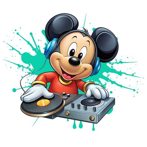 Mickey Mouse Dj Png Clipart Dj Mickey Mouse Mickey Mouse Music