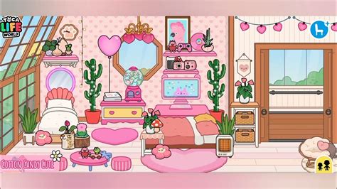 Pink Bedroom Secret Attic Room💕💞 Toca Boca House Idea Toca Boca World