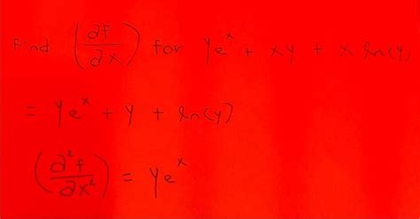 Solved Need Help Understanding Why The Second Partial