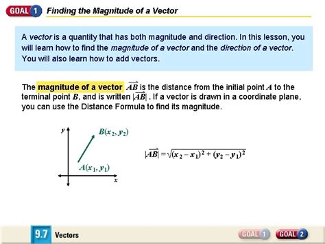 Finding The Magnitude Of A Vector A Vector