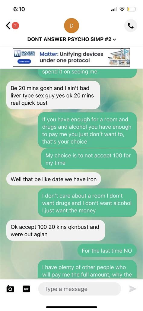 Part Two Of The Absolute Fucking Psychopath From My Previous Post On His New Number After I