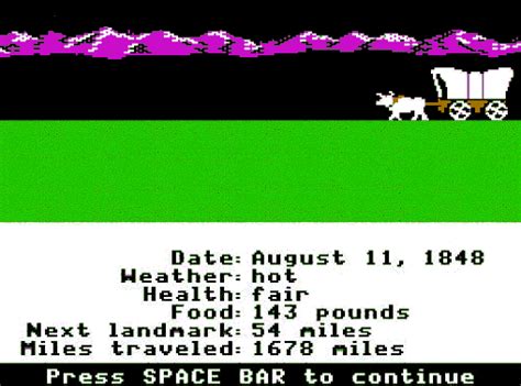 Oregon Trail  Conseguir O Melhor  Em Er