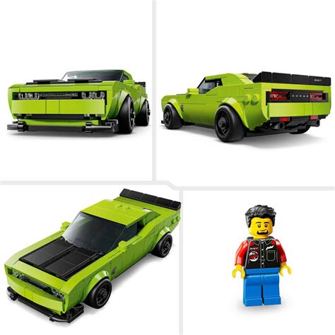 Đồ Chơi Lắp Ráp Xe Thể Thao Dodge Challenger Srt Hellcat Lego Speed Ch