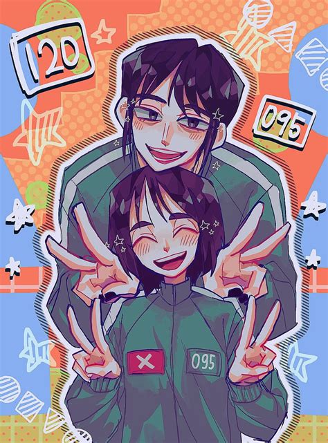 Kim Young Mi And Cho Hyun Ju Squid Game Drawn By Msharkisland6 Danbooru