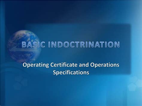 Ppt Basic Indoctrination Powerpoint Presentation Free Download Id
