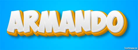 Armando Efeito De Texto E Desenho De Logotipo Nome