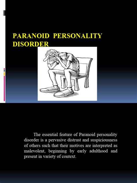 Paranoid Personality Disorder Pdf Mental Disorder Paranoia