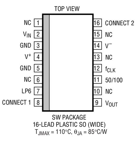 Ltc1164 7 Low Power Linear Phase 8th Order Lowpass Filter Bdtic 中国