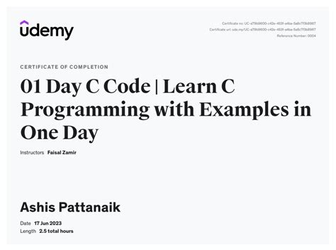 Ashis Pattanaik On Linkedin Udemy Course Completion Certificate
