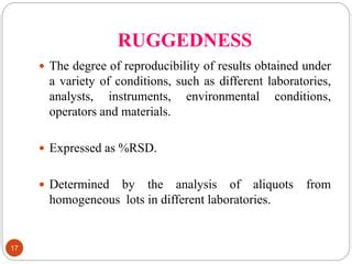 Analytical Method Validation PPTX