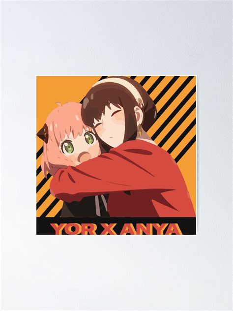 Yor Hugging Anya Poster For Sale By Barts48 Redbubble