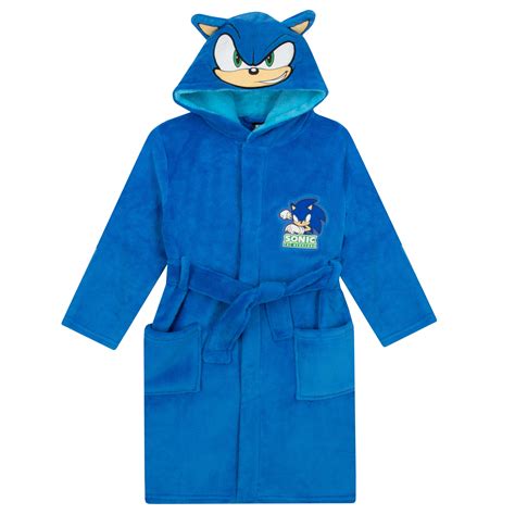 Sonic The Hedgehog Dressing Gown Sonic Bathrobe