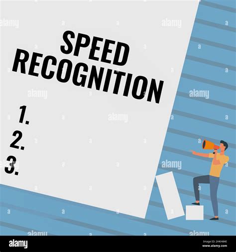 Conceptual Display Speed Recognition Concept Meaning Technology Used