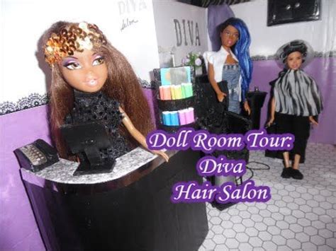 Doll Room Tour Hair Salon And Doll Salon Dryer Hair And Beauty Salon