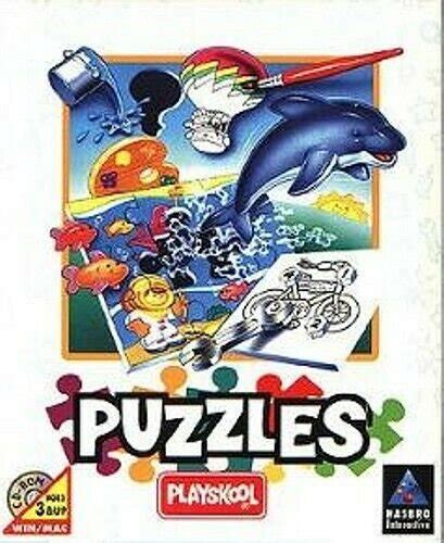 Playskool Puzzles Ages 3 Cd 1995 For Win Mac New Cd In Sleeve